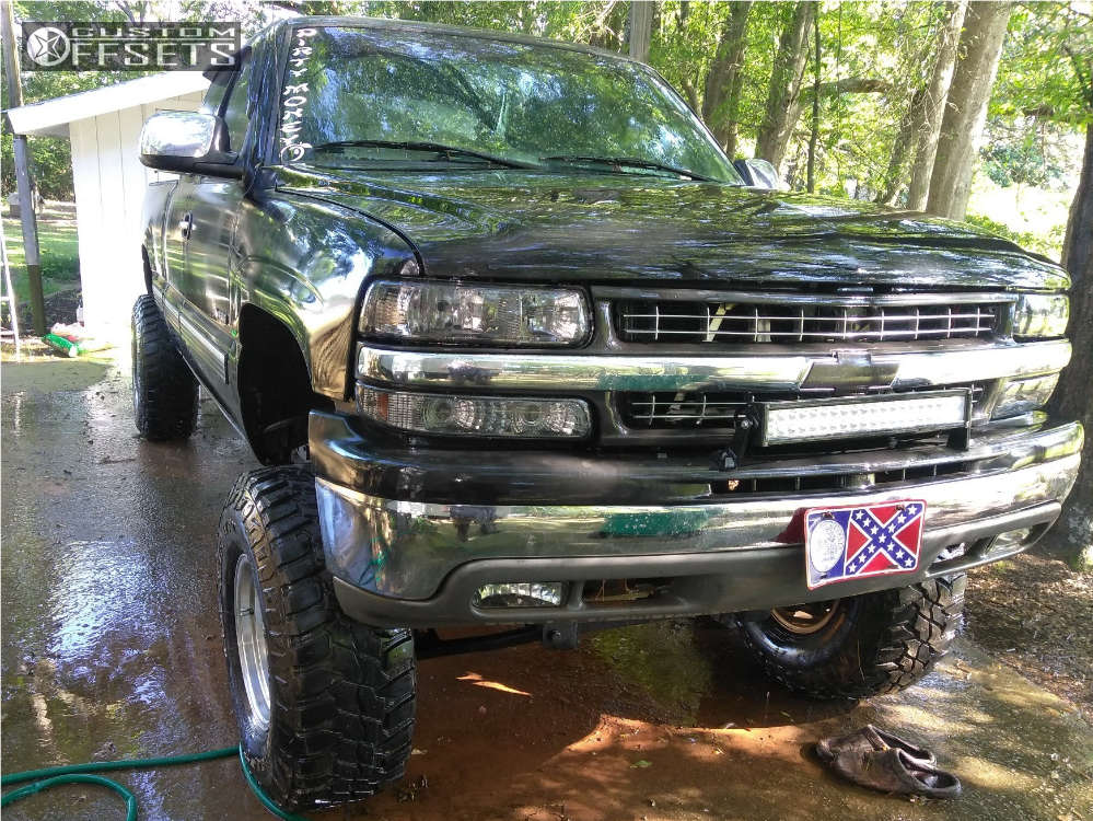 2000 Chevrolet Silverado 1500 with 16x10 -32 Pacer Lt and 315/75R16 ...