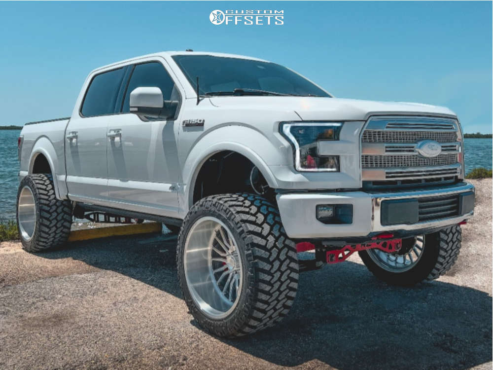 2015 Ford F-150 with 24x14 -76 HD-PRO Forged Chnook and 375/40R24 Nitto ...