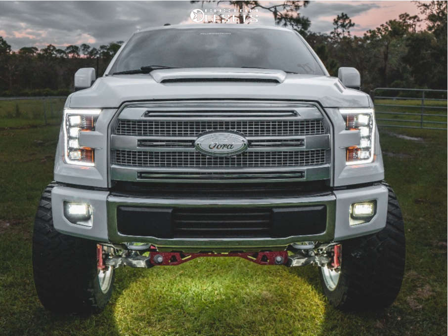 2015 Ford F-150 with 24x14 -76 HD-PRO Forged Chnook and 375/40R24 Nitto ...