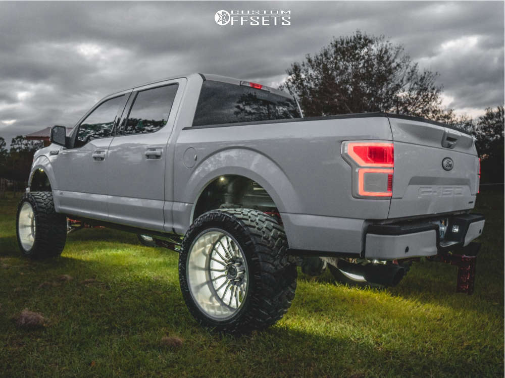 2015 Ford F-150 with 24x14 -76 HD-PRO Forged Chnook and 375/40R24 Nitto ...