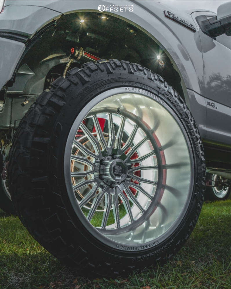 2015 Ford F-150 with 24x14 -76 HD-PRO Forged Chnook and 375/40R24 Nitto ...