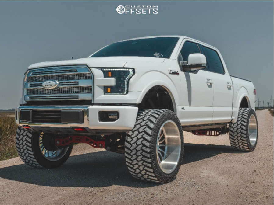 2015 Ford F-150 with 24x14 -76 HD-PRO Forged Chnook and 375/40R24 Nitto ...