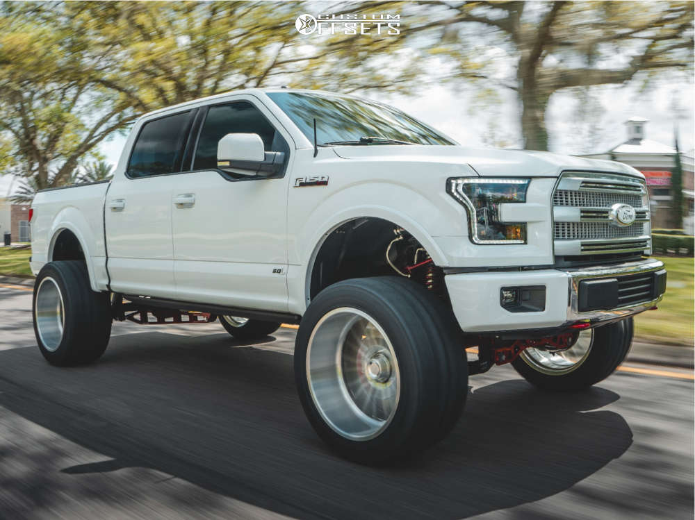 2015 Ford F-150 with 24x14 -76 HD-PRO Forged Chnook and 375/40R24 Nitto ...