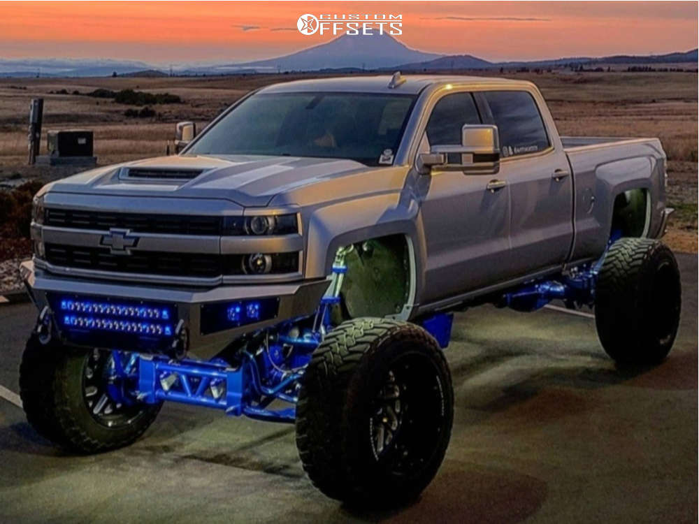 2016 Chevrolet Silverado 2500 HD with 24x16 -101 American Force Rook Ss ...