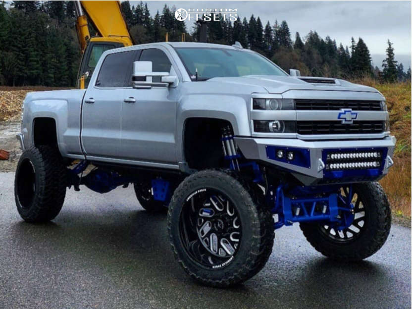 2016 Chevrolet Silverado 2500 HD with 24x16 -101 American Force Rook Ss ...