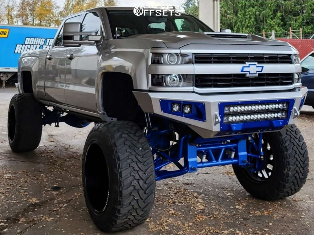 2016 Chevrolet Silverado 2500 HD with 24x16 -101 American Force Rook Ss ...