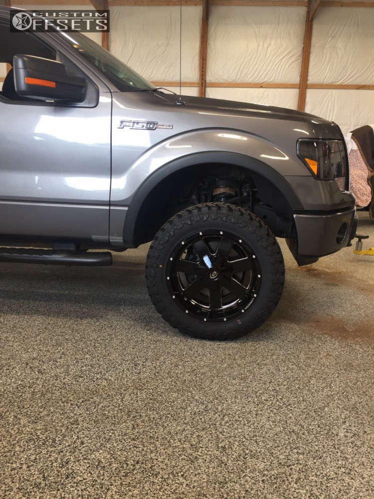 2010 Ford F-150 with 20x10 -25 Vision Arc and 33/12.5R20 Atturo Trail ...