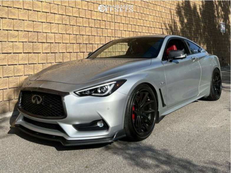 2017 INFINITI Q60 with 20x10.5 25 Ferrada Fr2 and 255/35R20 Firestone ...