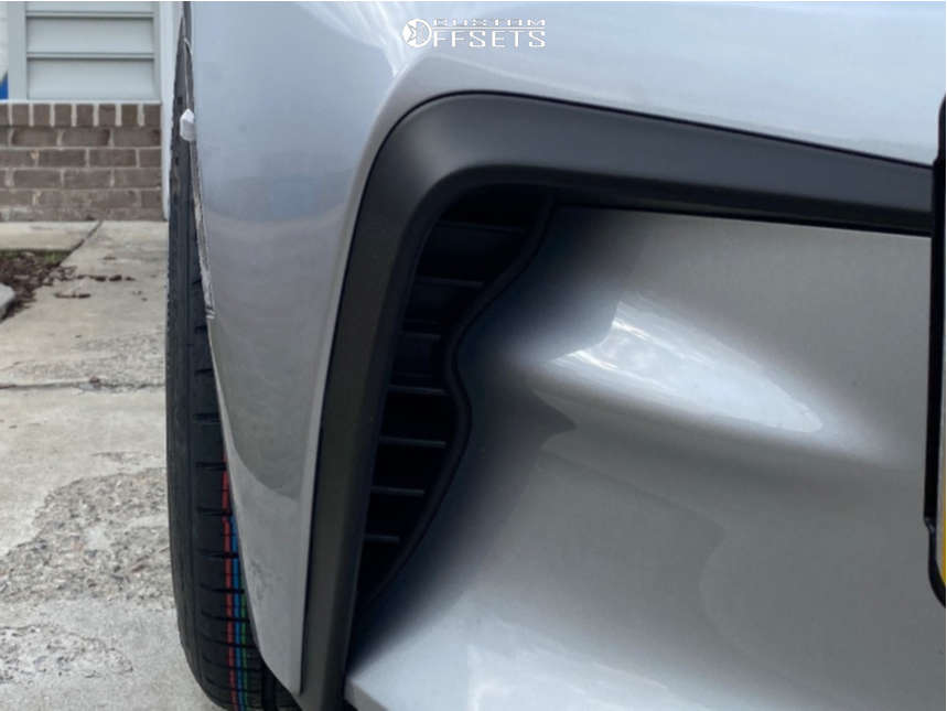 2022 Toyota GR86 with 18x8.5 45 Enkei T6r and 235/40R18 Continental ...