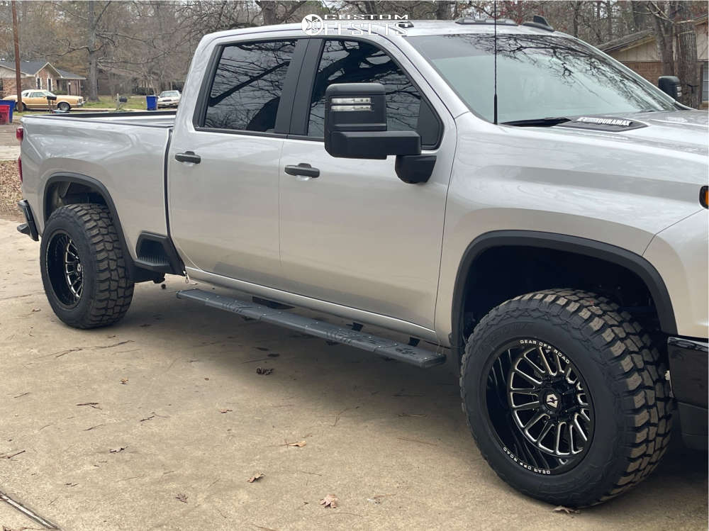 2021 Chevrolet Silverado 2500 HD with 20x12 -44 Gear Off-Road Leverage and 35/12.5R20 Vercelli ...