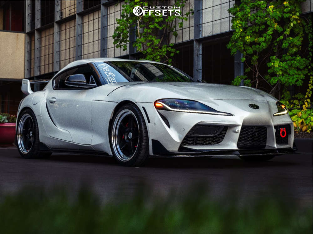 2022 Toyota GR Supra with 19x9.5 22 Kansei Knp and 275/35R19 Michelin ...
