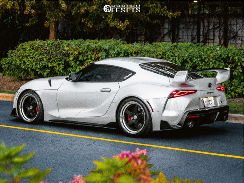 2022 Toyota GR Supra with 19x9.5 22 Kansei Knp and 275/35R19 Michelin ...