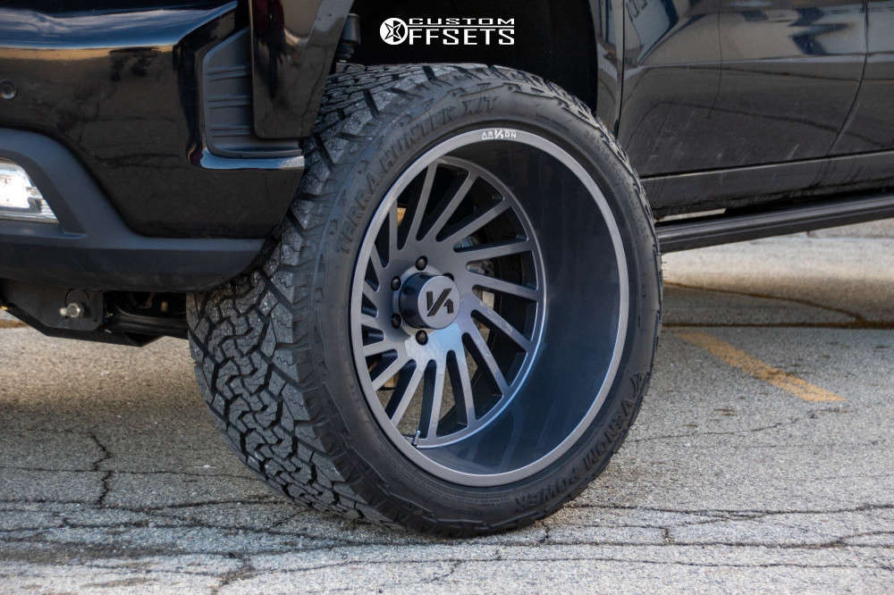2021 Chevrolet Silverado 1500 with 24x14 -81 ARKON OFF-ROAD Caesar and ...