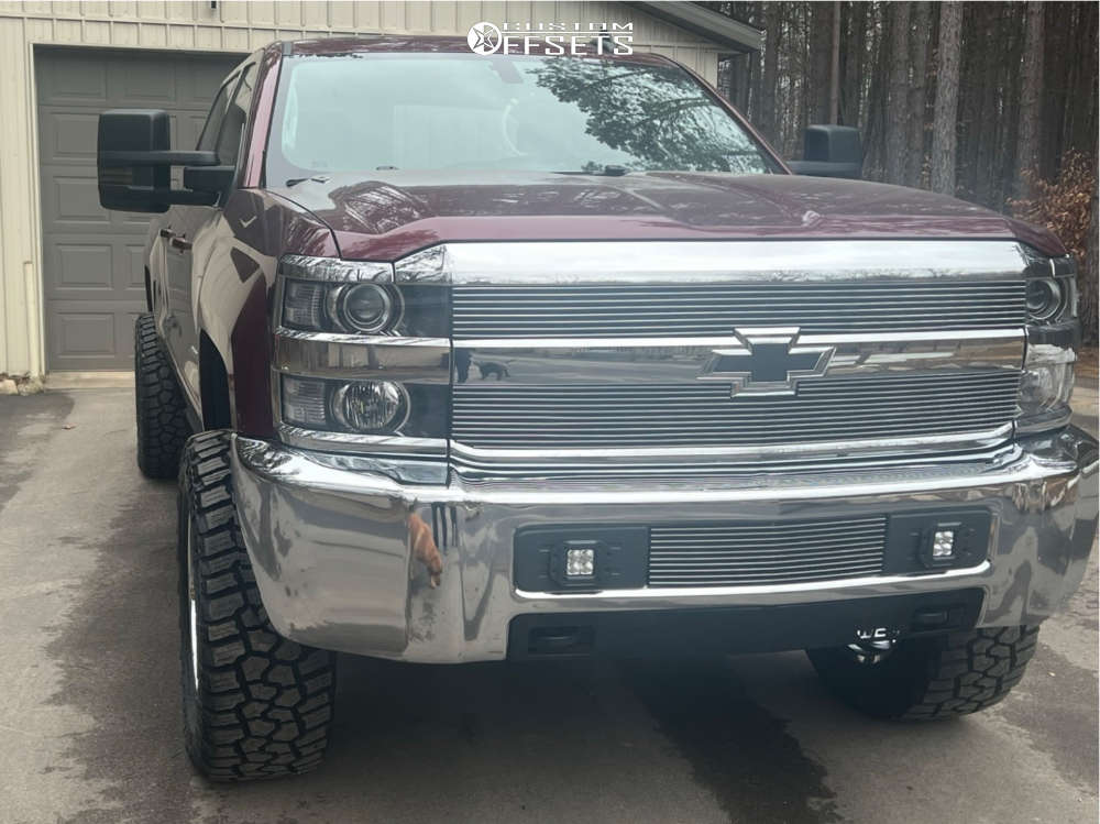 2017 Chevrolet Silverado 3500 HD with 20x10 -19 Hostile Omega and 35/12 ...