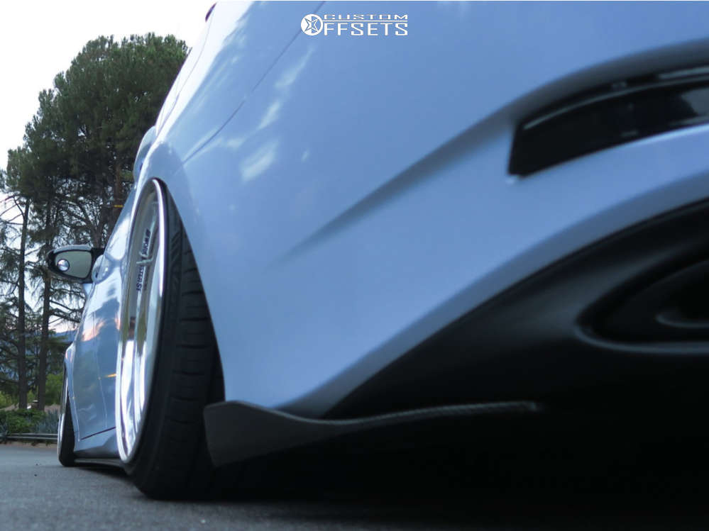 2019 Lexus GS350 with 19x9.5 24 Work Meister S1 3p and 225/35R19 Lexani ...