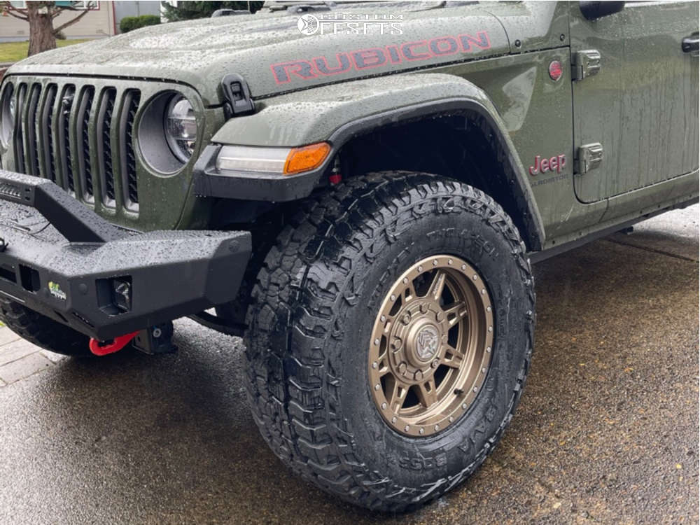 2022 Jeep Gladiator with 17x8.5 0 Anthem Off-Road Rogue and 35/12.5R17 ...