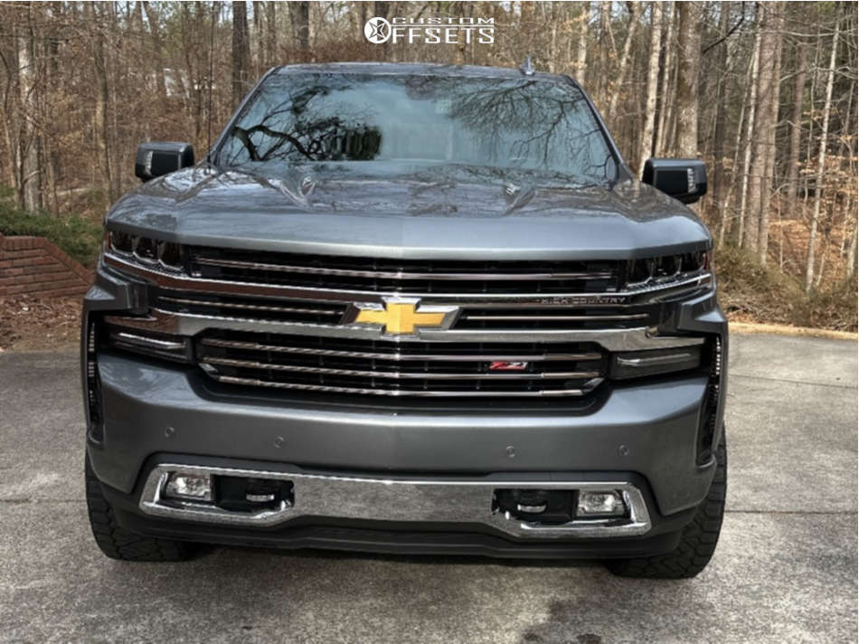 2020 Chevrolet Silverado 1500 with 22x10 -18 4Play 4p70 and 285/50R22 ...