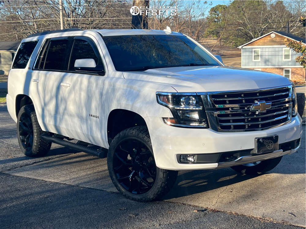 2017 Chevrolet Tahoe with 22x9 24 Factory Reproductions Fr59 and 285 ...