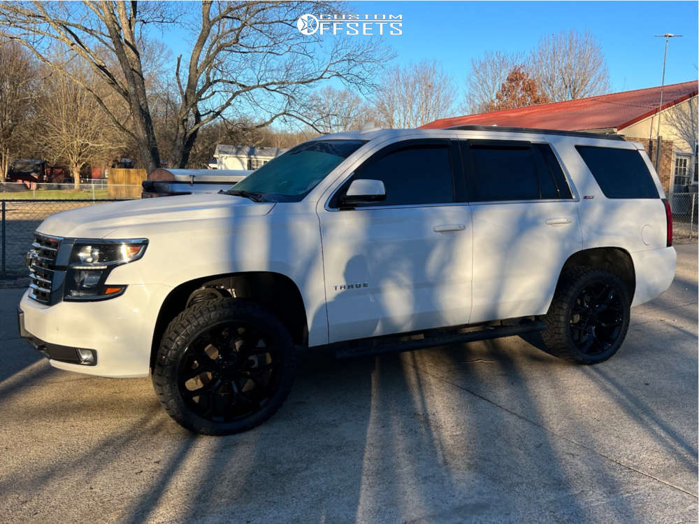 2017 Chevrolet Tahoe with 22x9 24 Factory Reproductions Fr59 and 285 ...