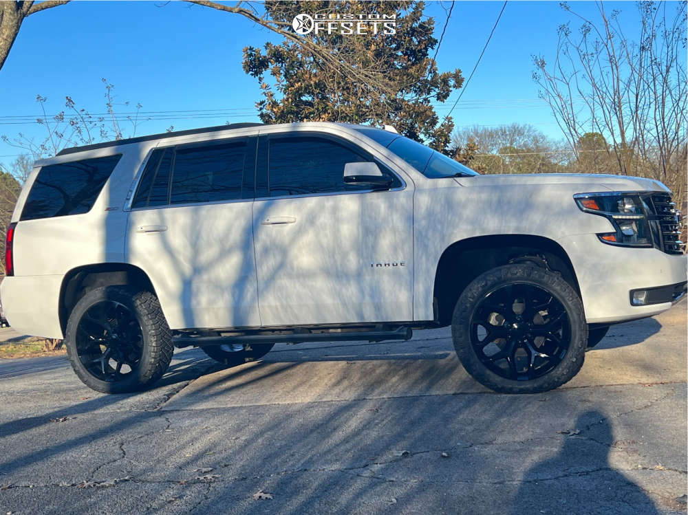 2017 Chevrolet Tahoe with 22x9 24 Factory Reproductions Fr59 and 285 ...