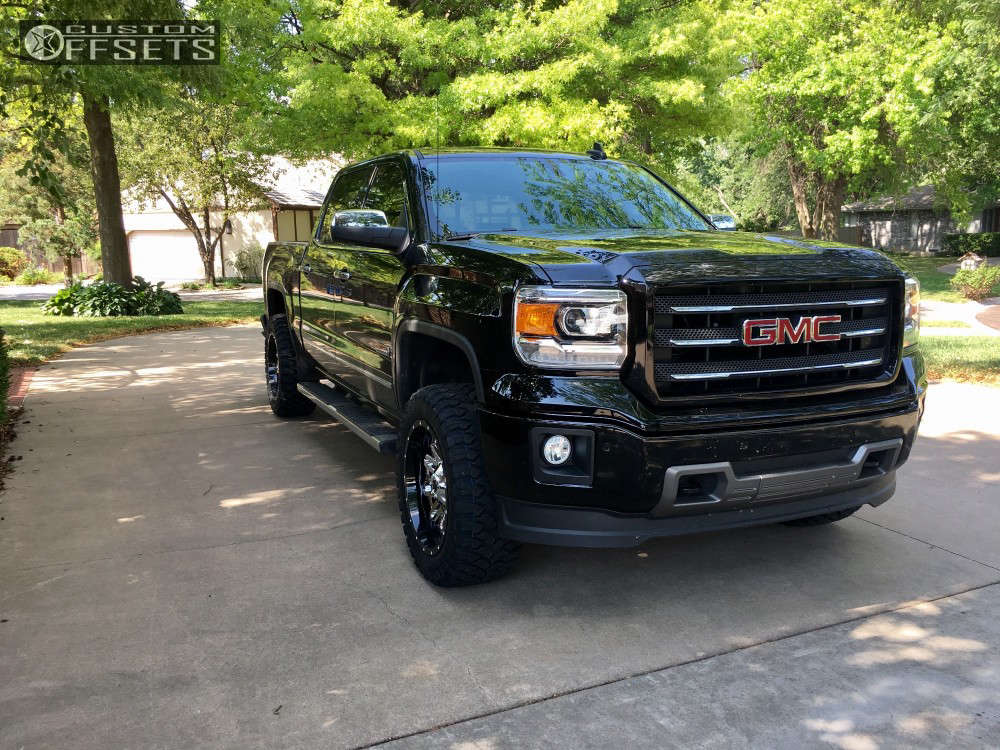 2015 GMC Sierra 1500 with 20x10 -19 Fuel Lethal and 33/12.5R20 RBP ...