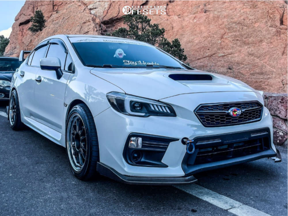 2018 Subaru WRX with 18x9.5 35 Konig Hypergram and 255/40R18 Nitto ...
