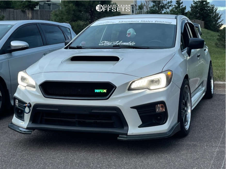 2018 Subaru WRX with 18x9.5 35 Konig Hypergram and 255/40R18 Nitto ...