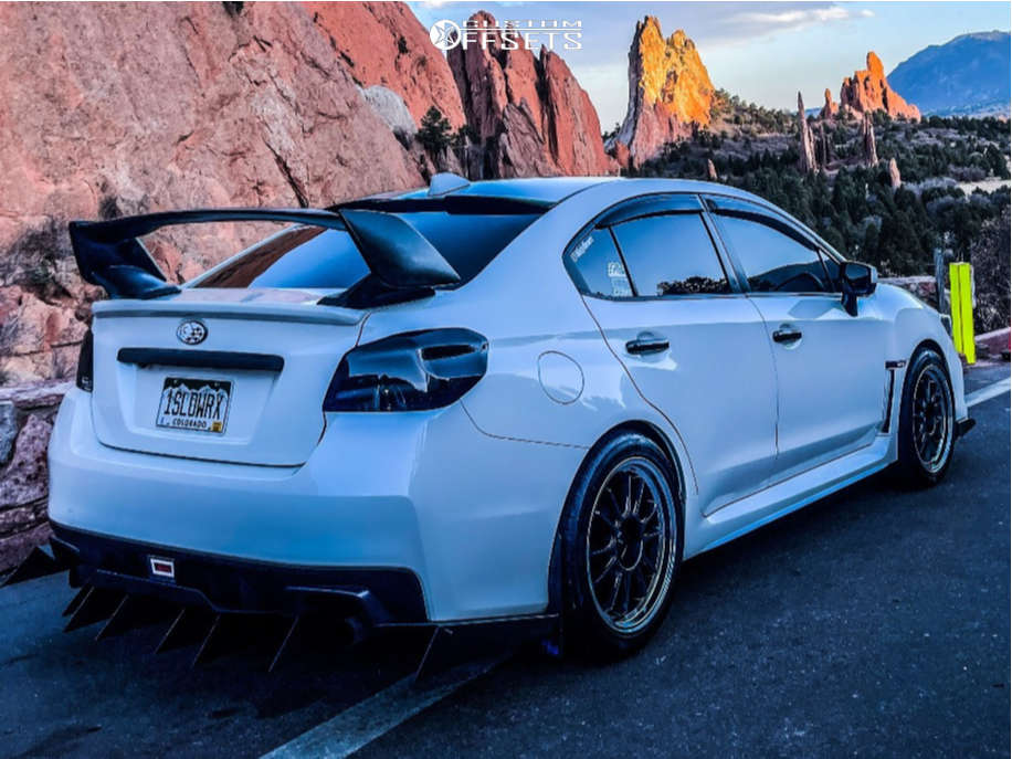 2018 Subaru WRX with 18x9.5 35 Konig Hypergram and 255/40R18 Nitto ...