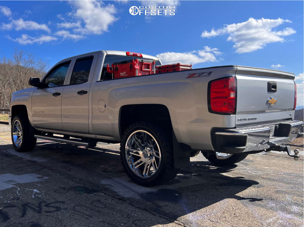 2014 Chevrolet Silverado 1500 with 22x10 -25 ARKON OFF-ROAD Davinci and ...