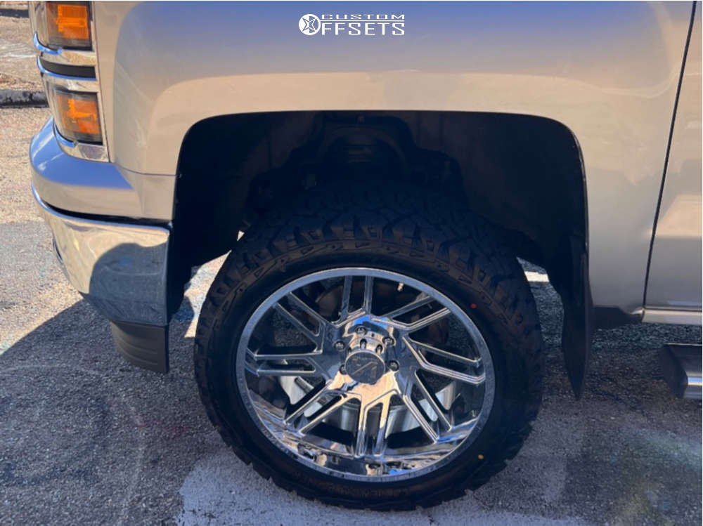 2014 Chevrolet Silverado 1500 with 22x10 -25 ARKON OFF-ROAD Davinci and ...