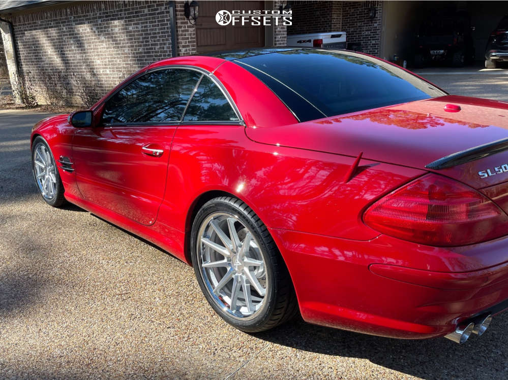 2006 Mercedes-Benz SL500 with 19x8.5 25 Ferrada Fr4 and 255/35R19 ...