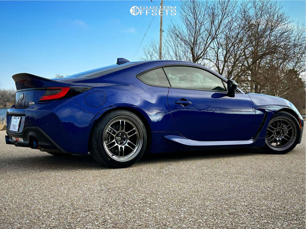 2022 Toyota GR86 with 17x9 35 Enkei Rpf1 and 235/40R17 Nitto Nt05 and ...