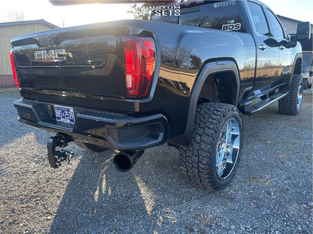 2020 GMC Sierra 2500 HD with 24x12 -51 Vision Rocker and 37/13.5R24 ...