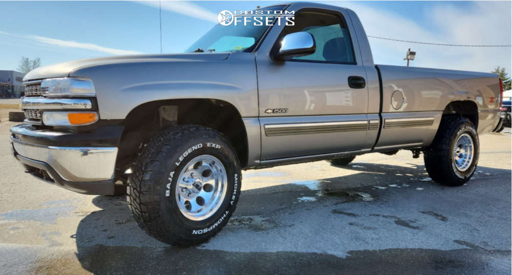 2002 Chevrolet Silverado 1500 with 16x10 -25 Mickey Thompson Classic ...