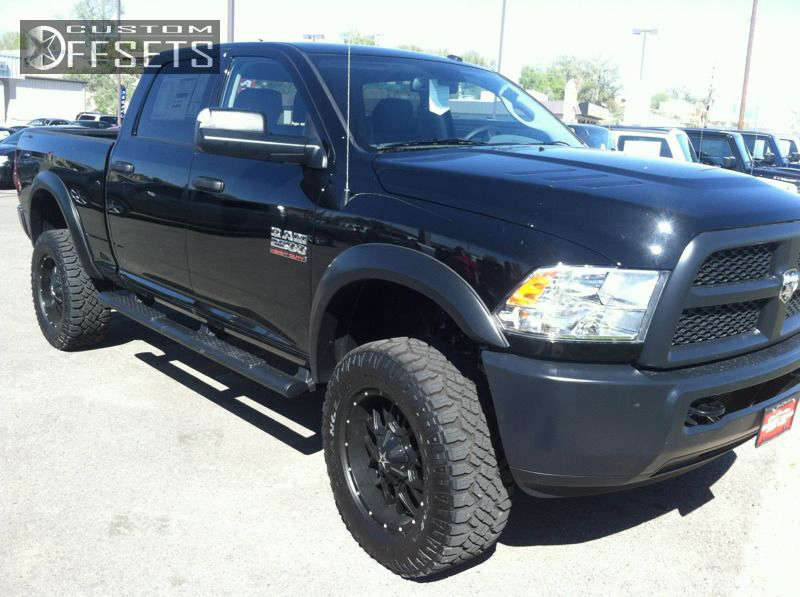 2013 Ram 2500 with 20x9 18 Dropstars 645B and 325/60R20 Goodyear ...