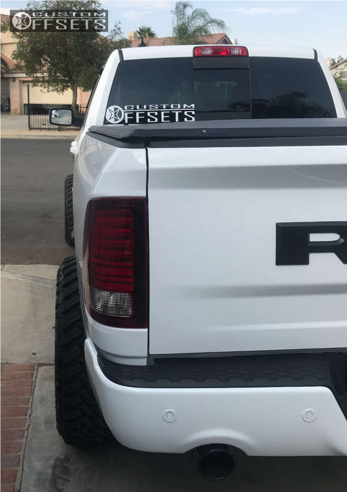 2017 Ram 1500 with 20x12 -44 Red Dirt Road Rd01 and 35/12.5R20 Atturo ...