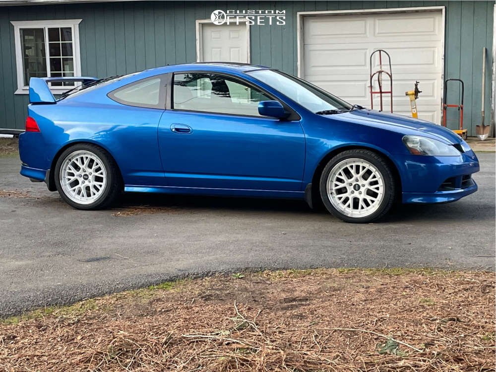 2005 Acura RSX with 18x9.5 35 ESR Cs11 and 255/35R18 Arroyo Grand Sport ...