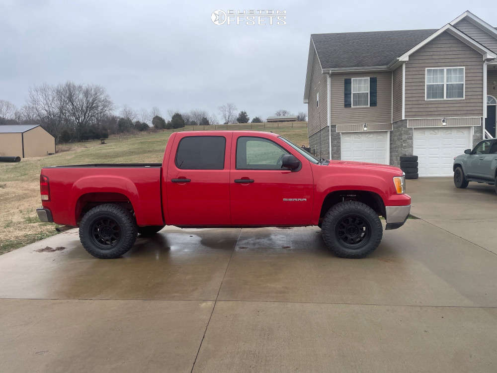 2011 GMC Sierra 1500 with 18x9 18 Method Mr316 and 275/70R18 Nitto ...