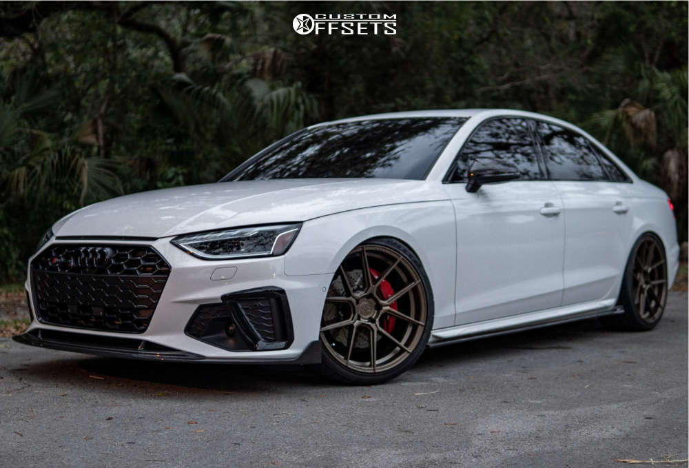 2020 Audi S4 with 20x10 28 Ferrada F8-fr8 and 275/35R20 Nitto Nt555 G2 ...
