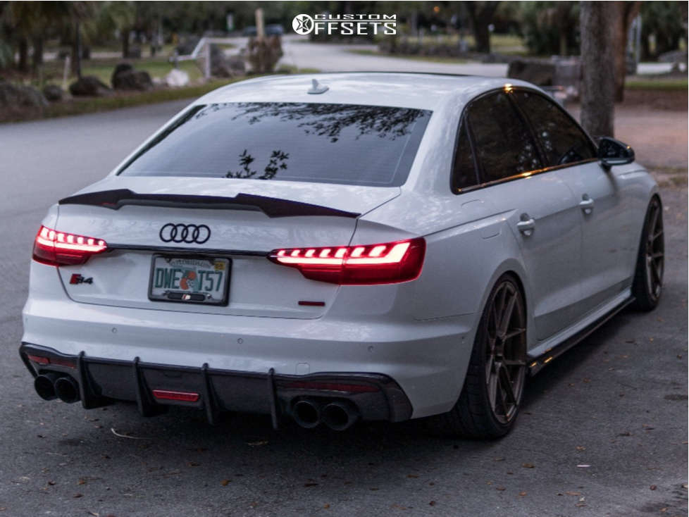 2020 Audi S4 with 20x10 28 Ferrada F8-fr8 and 275/35R20 Nitto Nt555 G2 ...