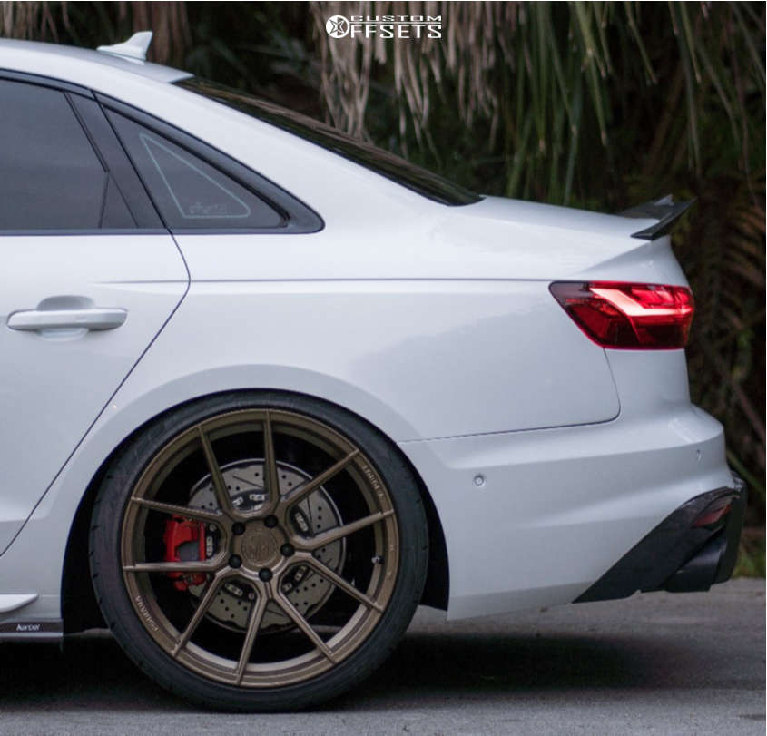 2020 Audi S4 with 20x10 28 Ferrada F8-fr8 and 275/35R20 Nitto Nt555 G2 ...