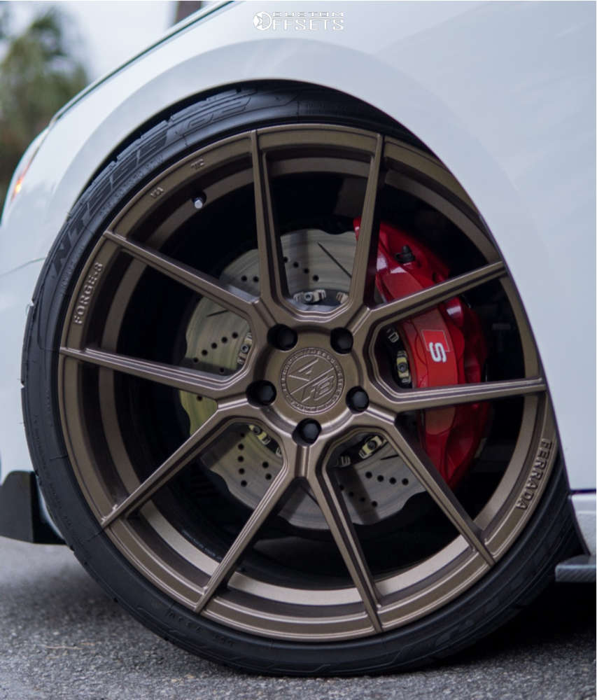 2020 Audi S4 with 20x10 28 Ferrada F8-fr8 and 275/35R20 Nitto Nt555 G2 ...