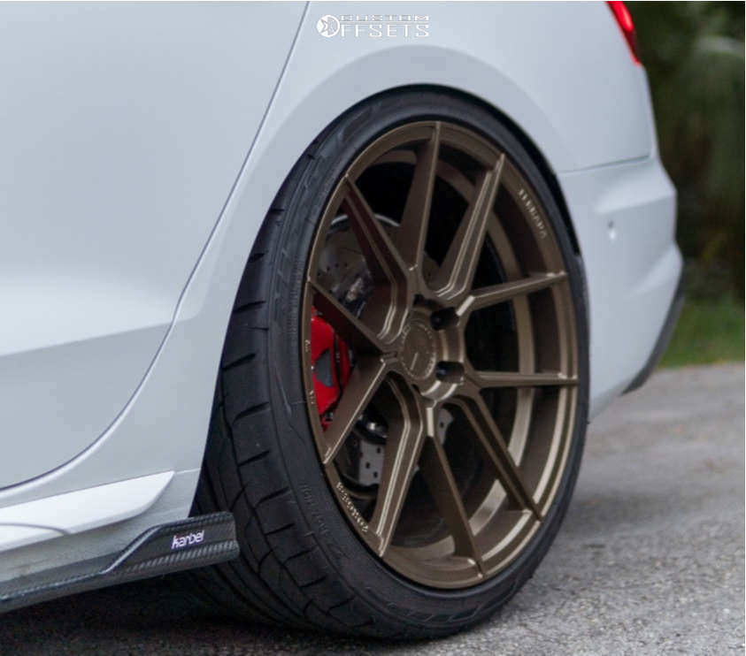 2020 Audi S4 with 20x10 28 Ferrada F8-fr8 and 275/35R20 Nitto Nt555 G2 ...