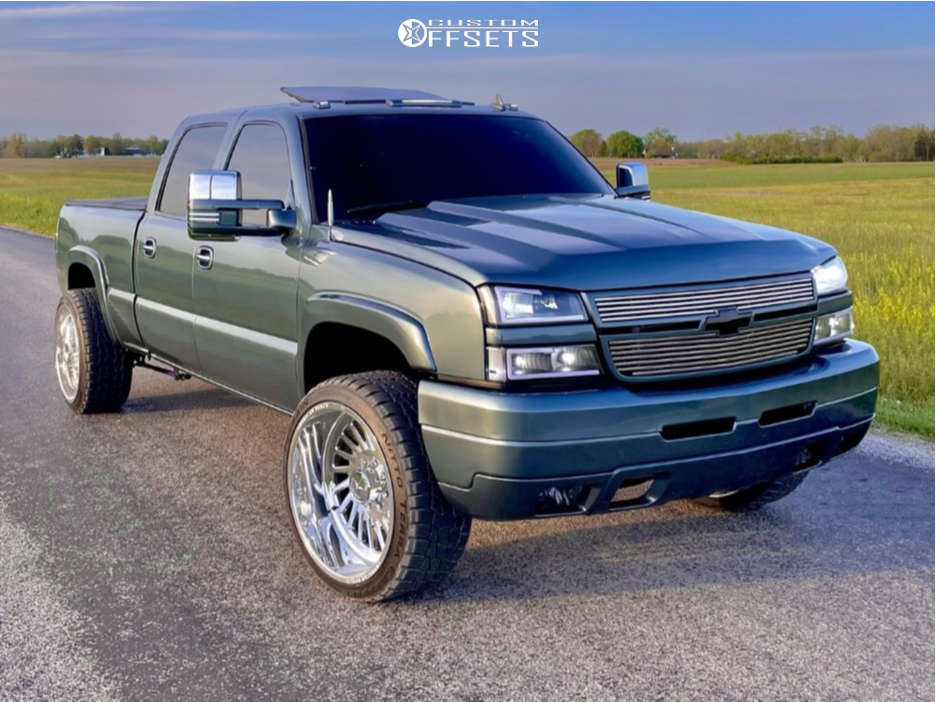 2007 Chevrolet Silverado 2500 HD Classic with 24x12 -40 American Force ...