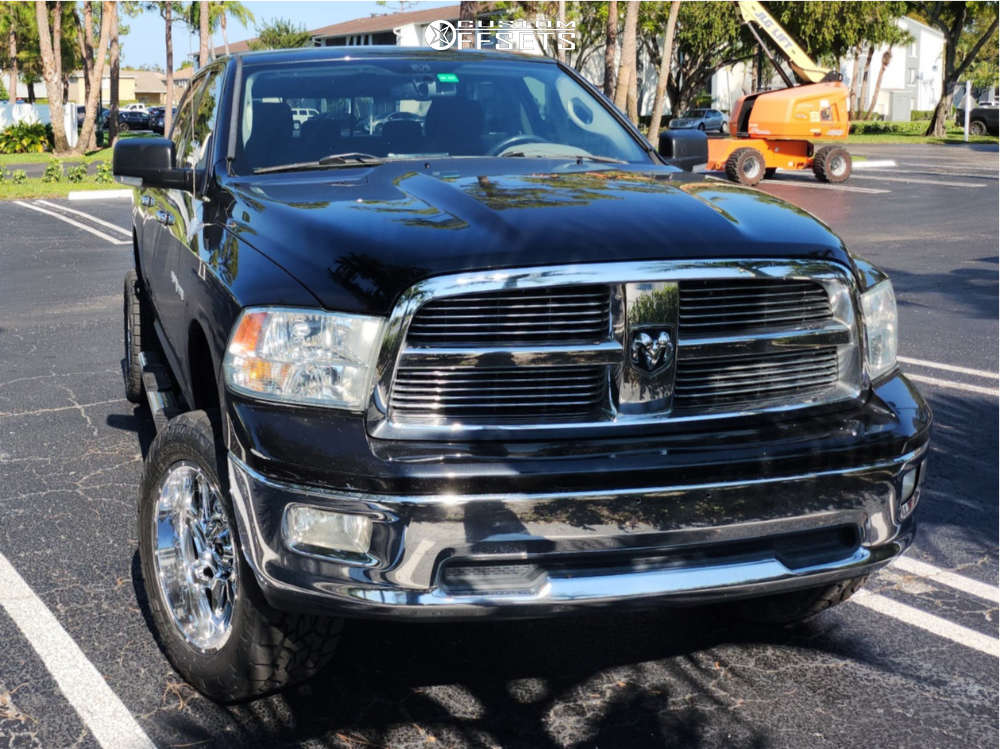 2010 Dodge Ram 1500 with 20x12 -51 Vision Spyder and 33/12.5R20 Toyo ...