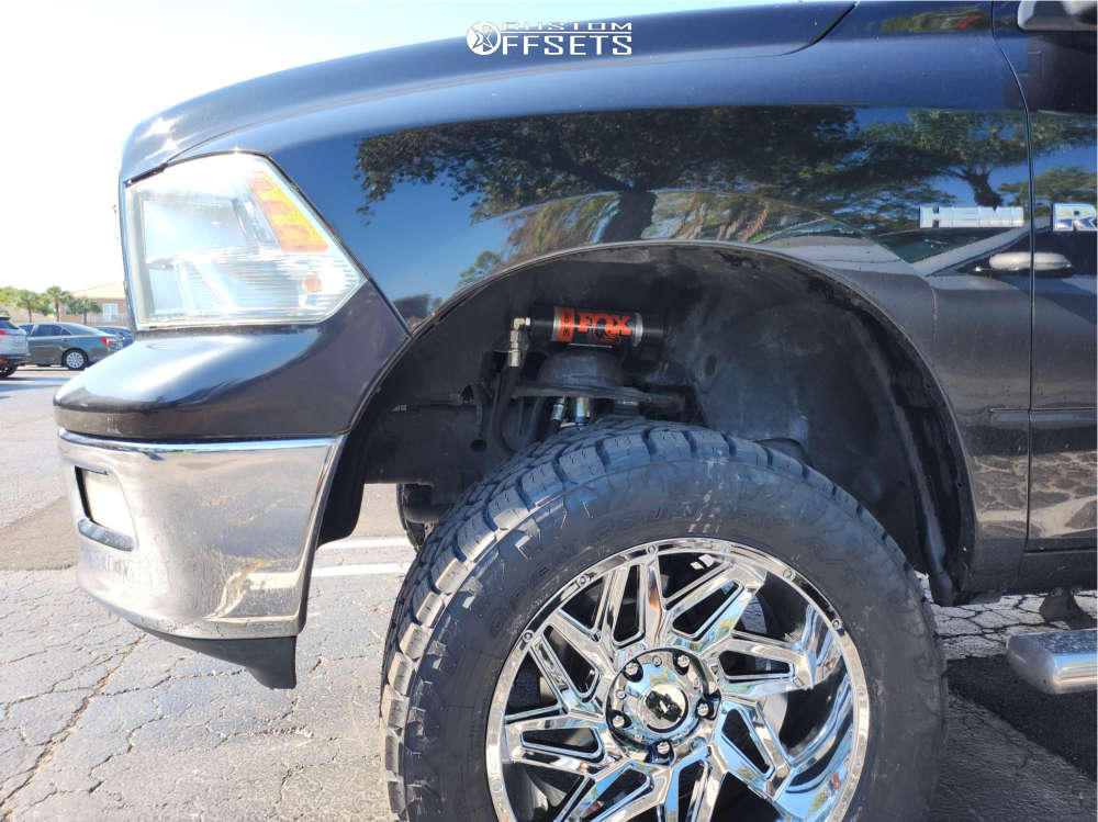 2010 Dodge Ram 1500 with 20x12 -51 Vision Spyder and 33/12.5R20 Toyo ...