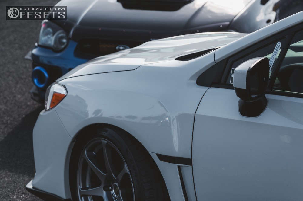 2016 Subaru WRX with 18x9.5 15 MB Wheels Battle and 225/40R18 Goodyear ...