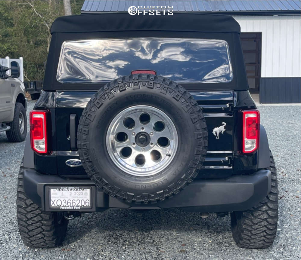 2022 Ford Bronco with 17x9 0 Alloy Ion Style 171 and 35/12.5R17 Mickey ...