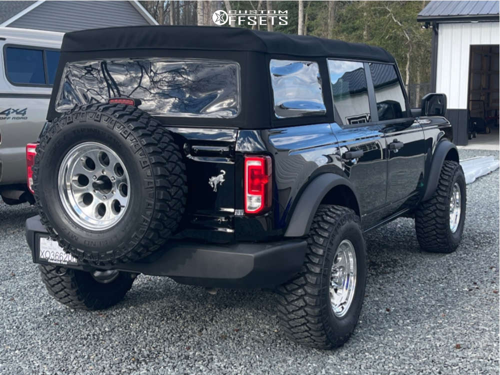 2022 Ford Bronco with 17x9 0 Alloy Ion Style 171 and 35/12.5R17 Mickey ...