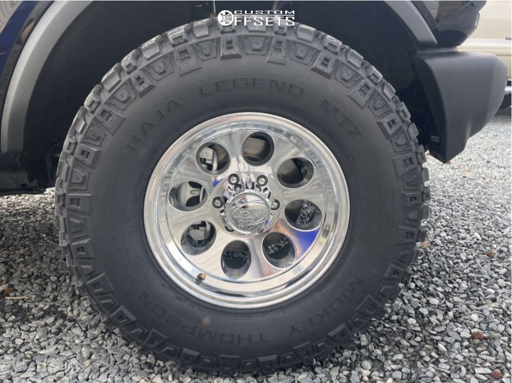 2022 Ford Bronco with 17x9 0 Alloy Ion Style 171 and 35/12.5R17 Mickey ...